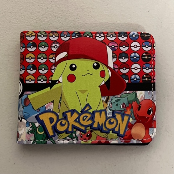 Unbranded | Accessories | Pokemon Pikachu Pleather Wallet New Black ...